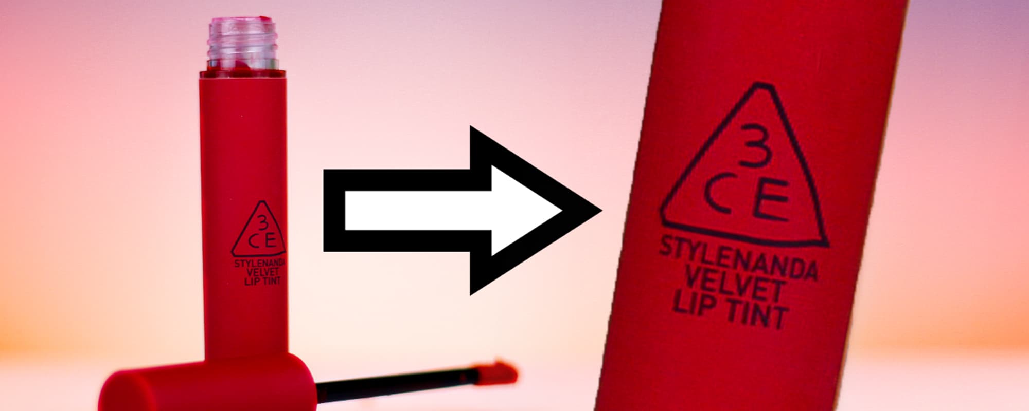 Trying 3CE Velvet Tint - Korean Beauty Inside